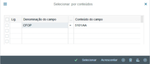 Determinação de CFOP em SD – Sapianos